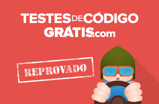 rafaela Mendes reprovou no teste de código com 8 respostas erradas ...